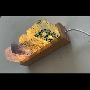 Hand Crafted | Other | Resin Custom Name Sign W Light Up Display | Poshmark